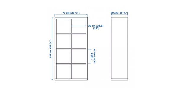 Ikea kallax depth store